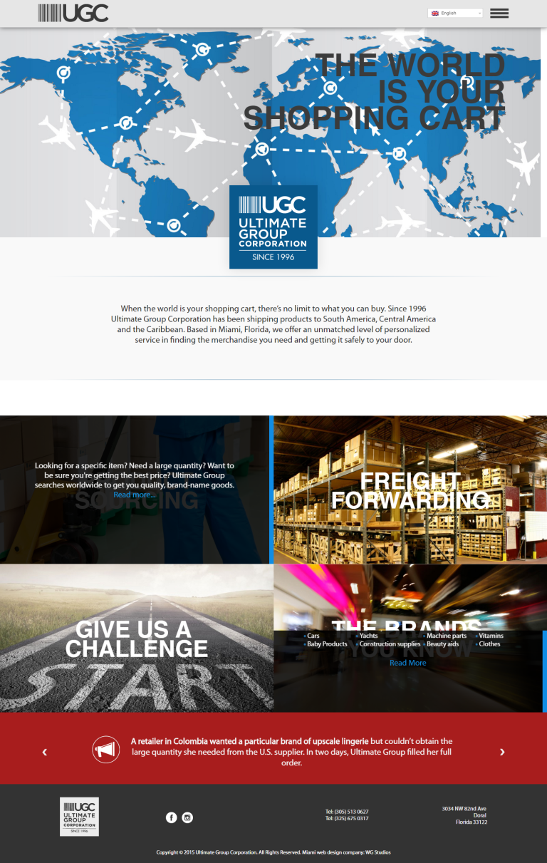 Ultimate Group Corporation - Susan Greene Copywriter