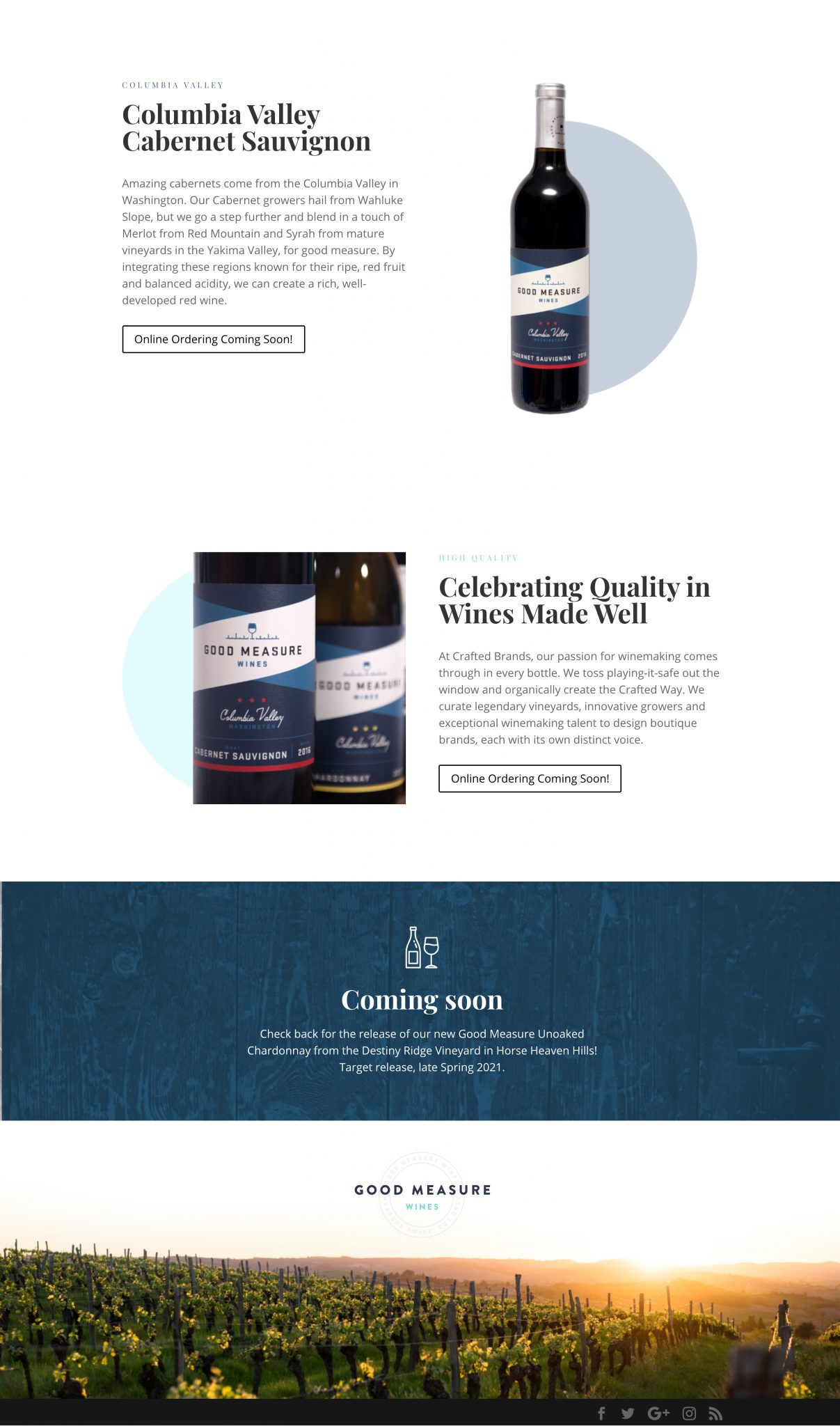 Good Measure Wines - Susan Greene Copywriter